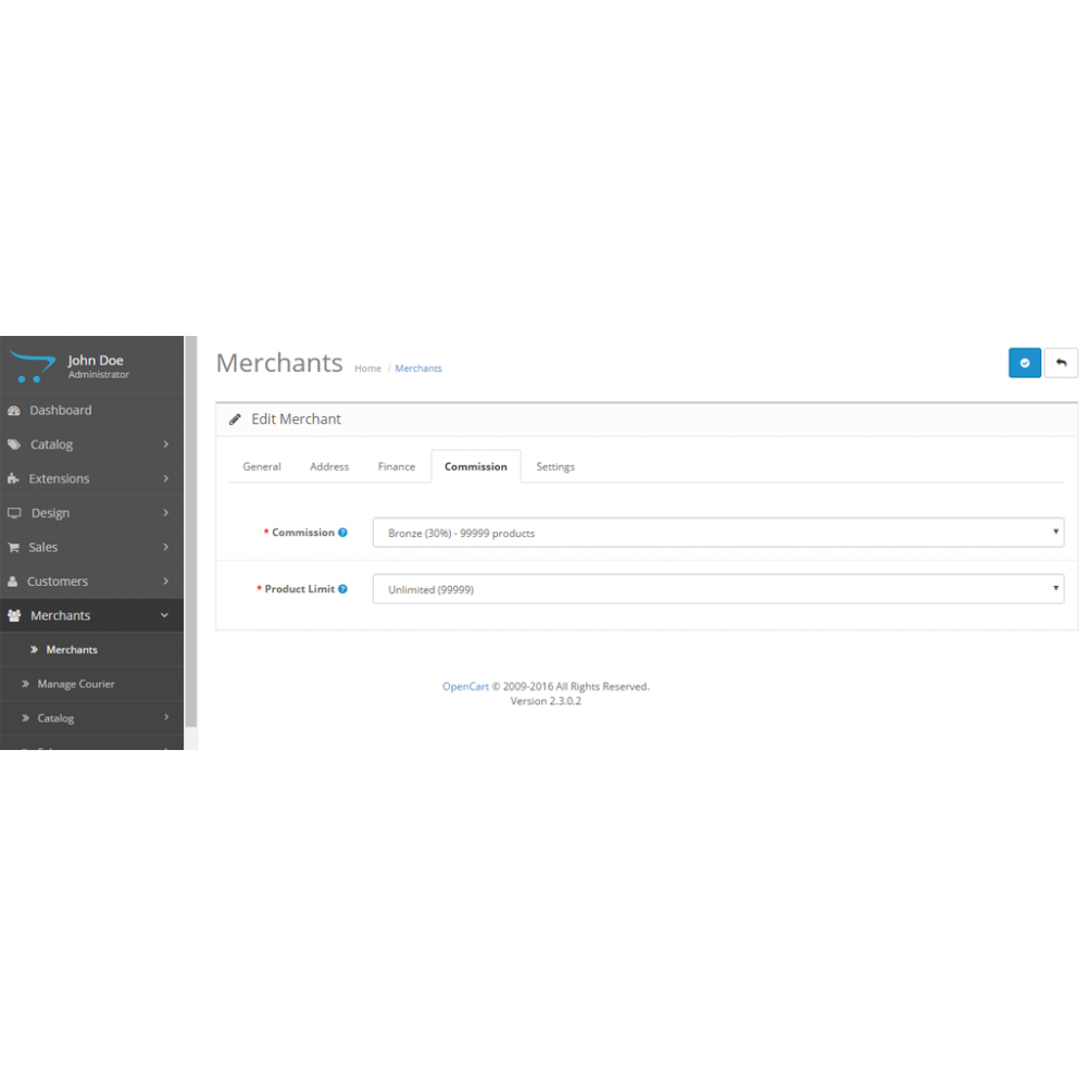 Multi Merchant / DropShipper Module Core 3.0 (OpenCart Addon) Multi ...