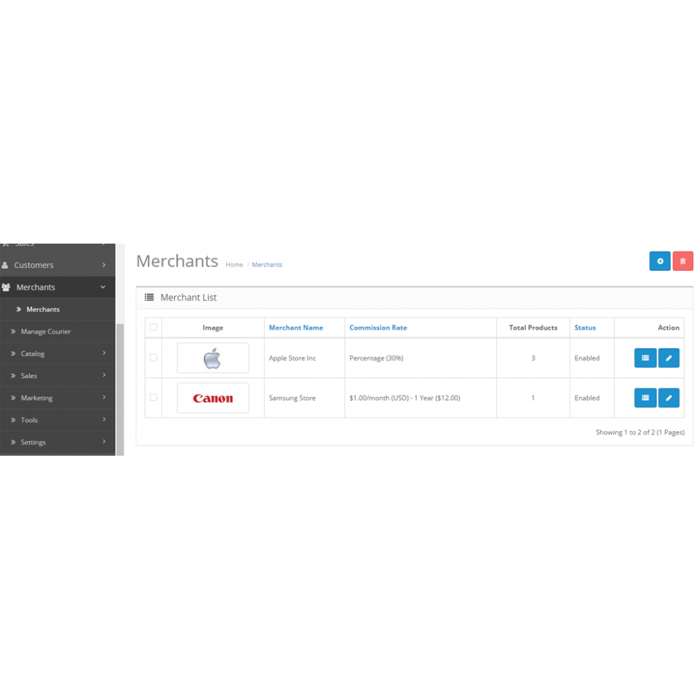 Multi Merchant / DropShipper Module Core 3.0 (OpenCart Addon) Multi ...