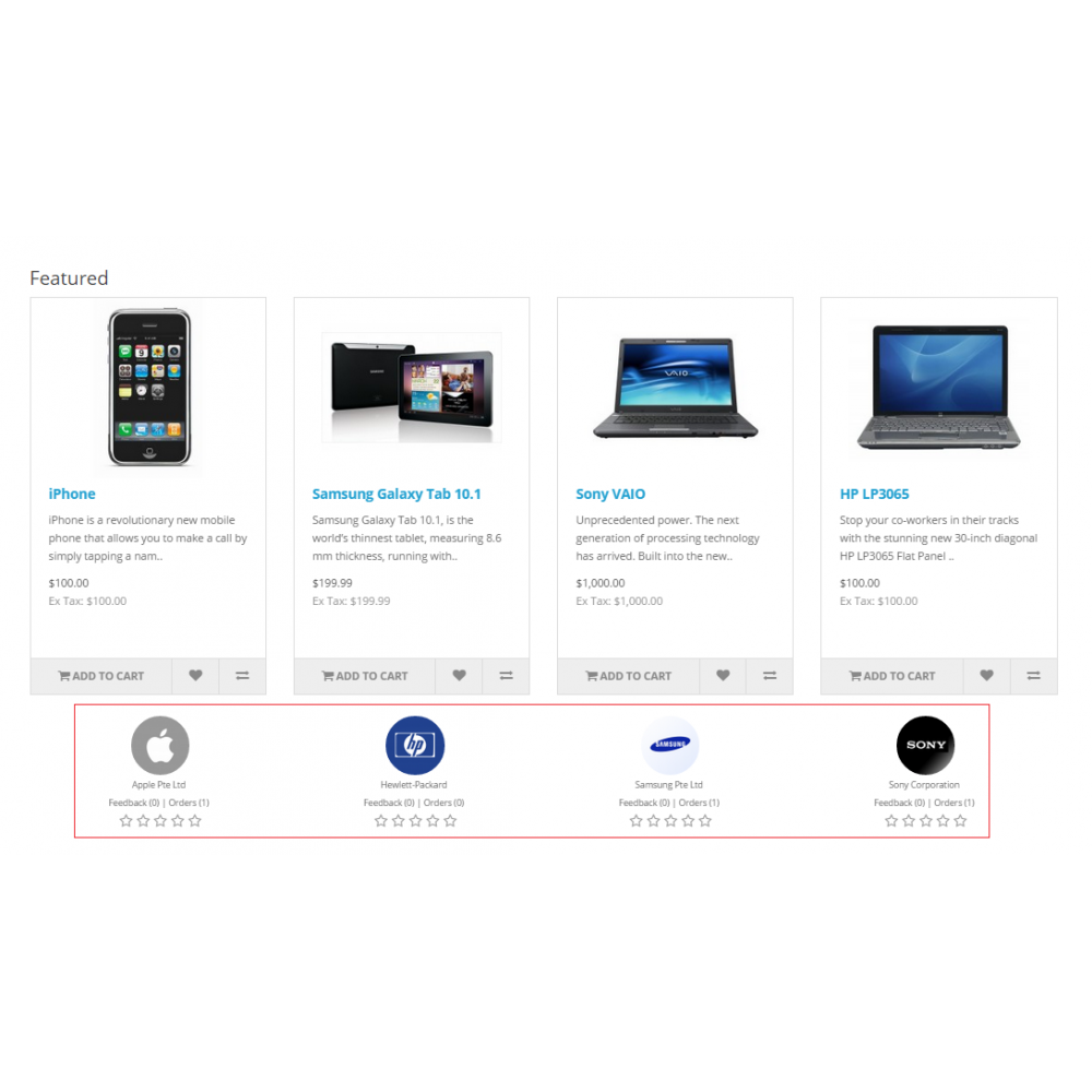 Multi Merchant / Dropshipper Merchant Logo 3.0 (OpenCart Addon)