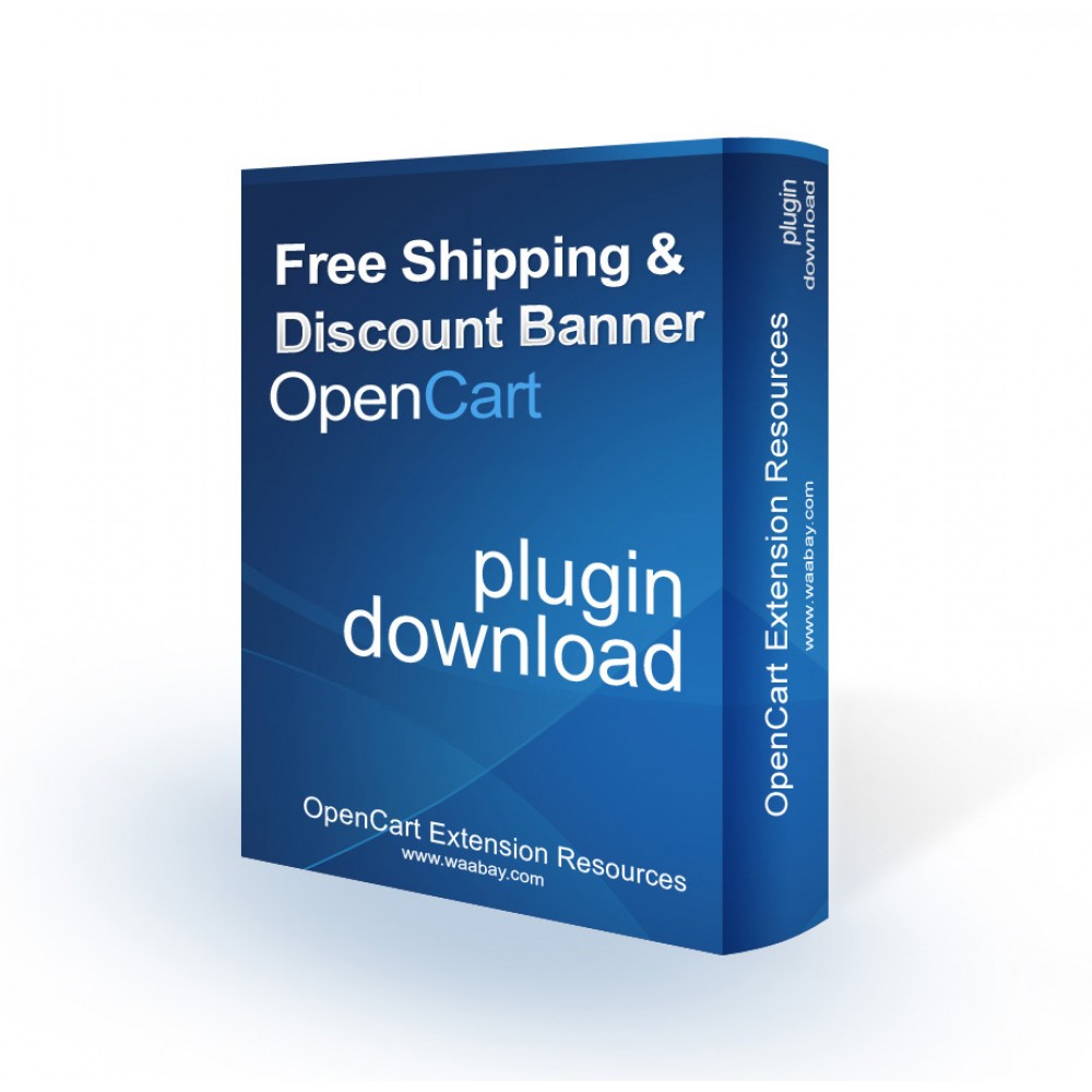 Free Shipping And Discount Banner (OpenCart Addon)